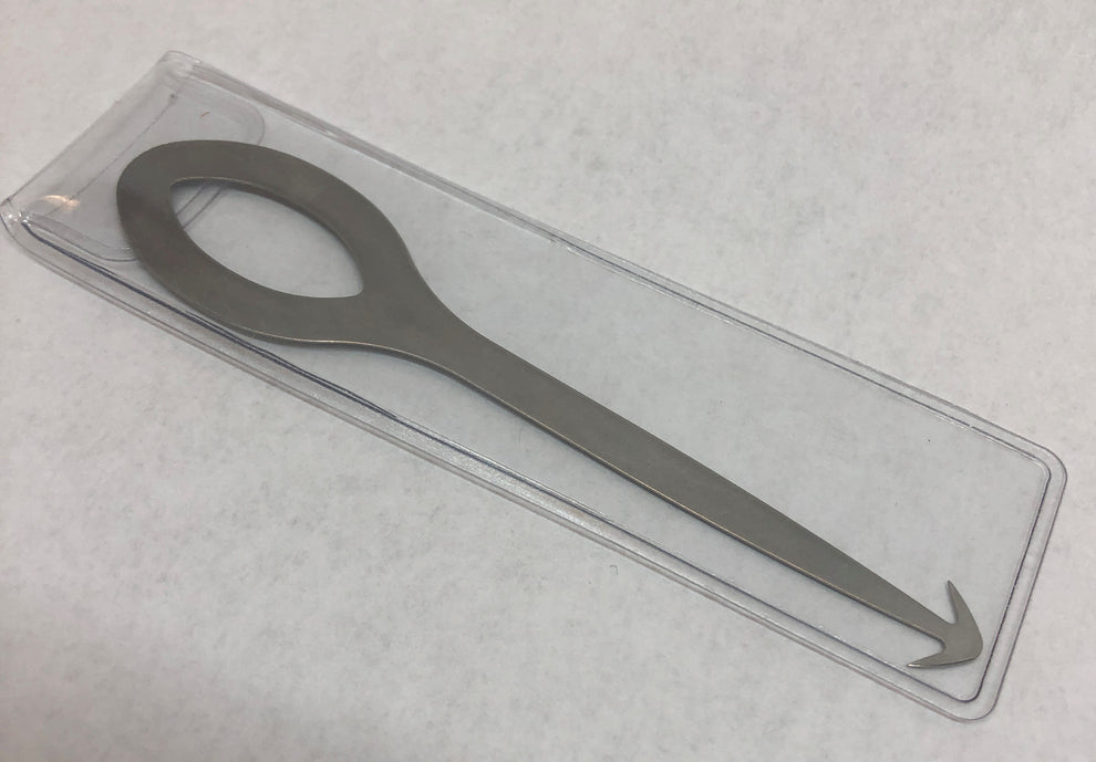 Hook cleaning tool remove stuck threads from tight places like tension ...