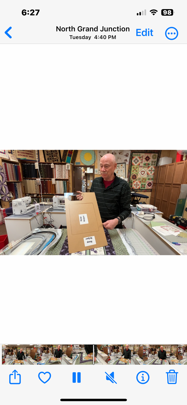 Hoop Helper Large & Regular combo – Bernina Jeff